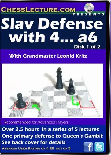 E-DVD - Slav Defense with 4... a6 - Chess Lecture - Volume 39 – House ...