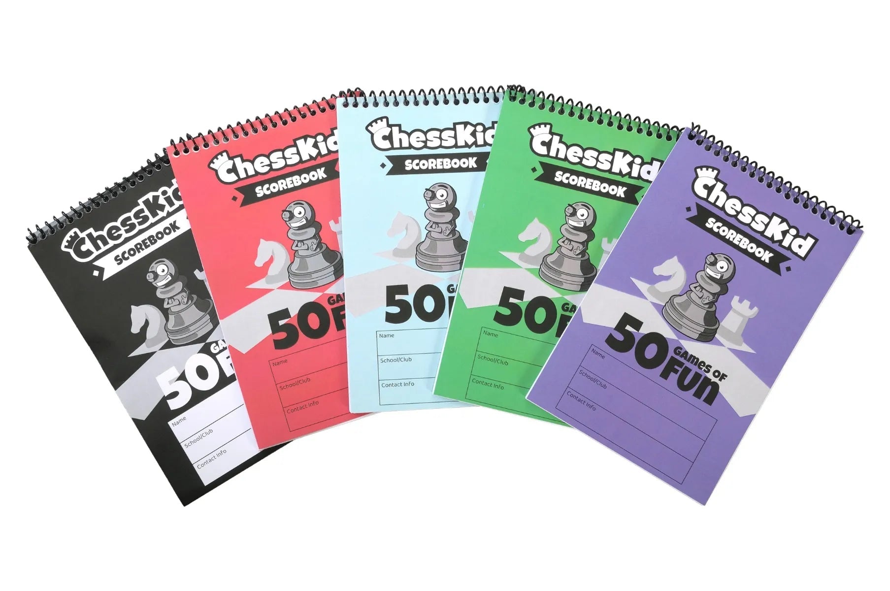 ChessKid.com Spiral Score Book - 60 Moves/50 Games – House of Staunton
