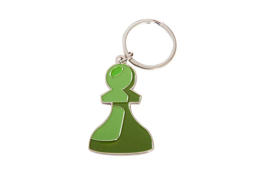 Chess.com Branded Green Pawn Keychain – House of Staunton