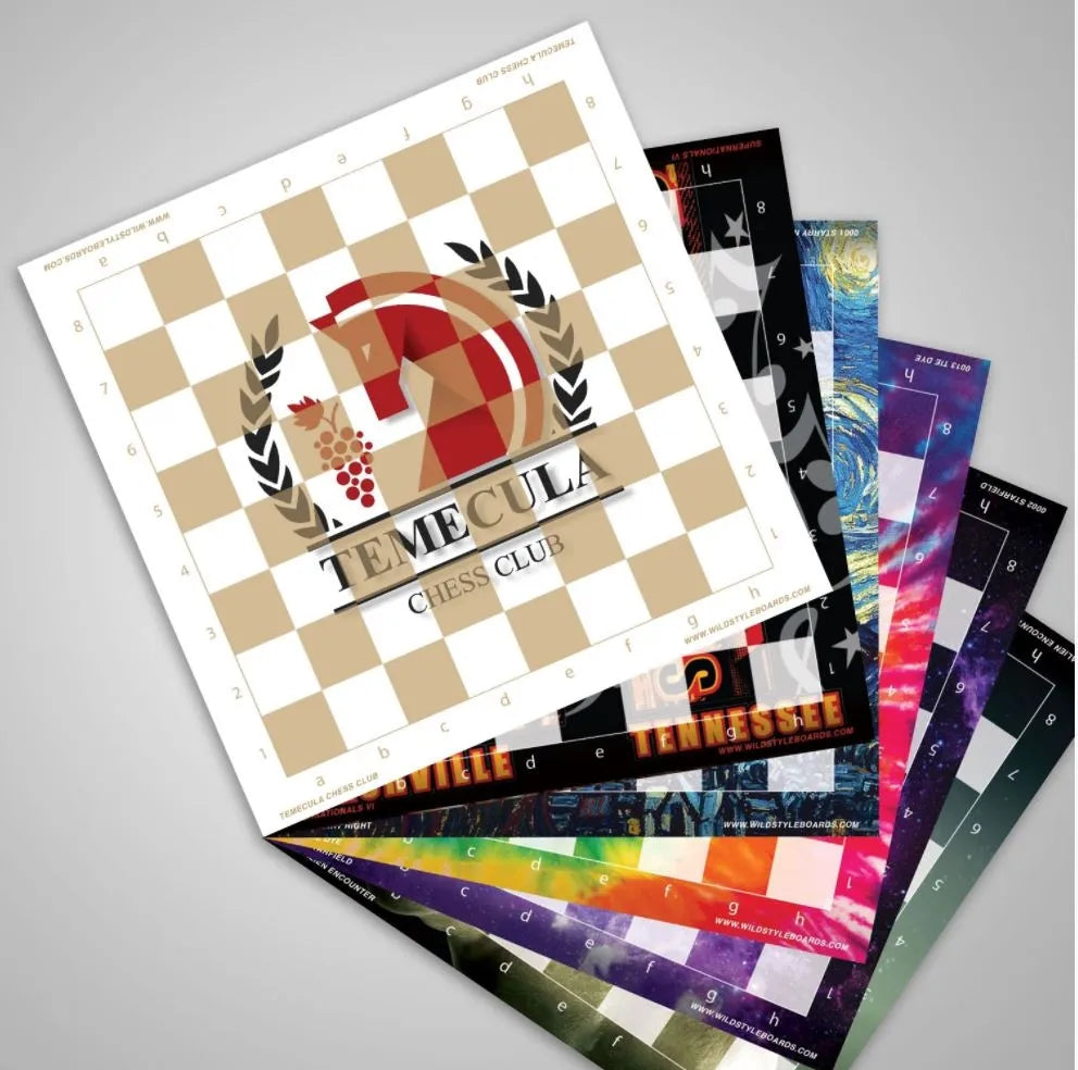 Custom Silk Screened Vinyl Chess Boards – House of Staunton