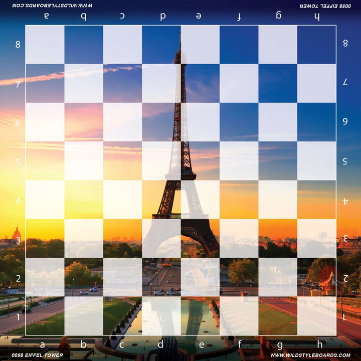 Eiffel Tower - Full Color Vinyl Chess Board – House of Staunton